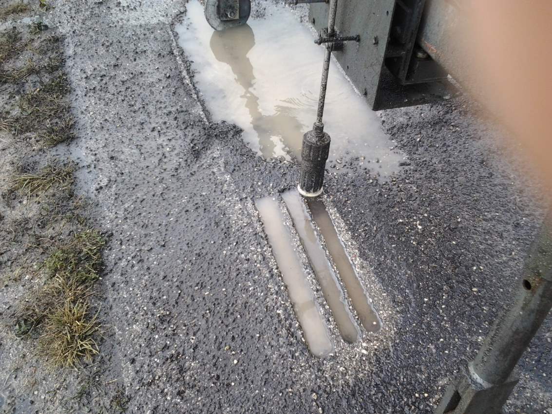 Frezanje asfalta z vodo - robot - Blaster-Sanacije d.o.o.